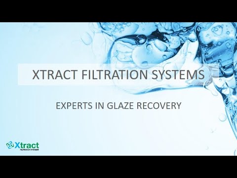 Xtract Glaze Recovery Systems for ceramics producers - YouTube