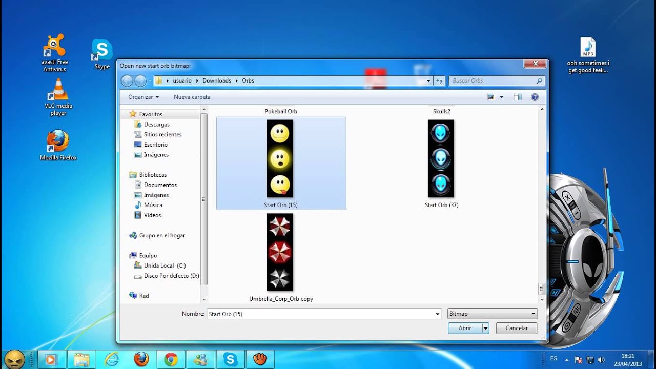 Orbs de Windows 7 todas las versiones - YouTube