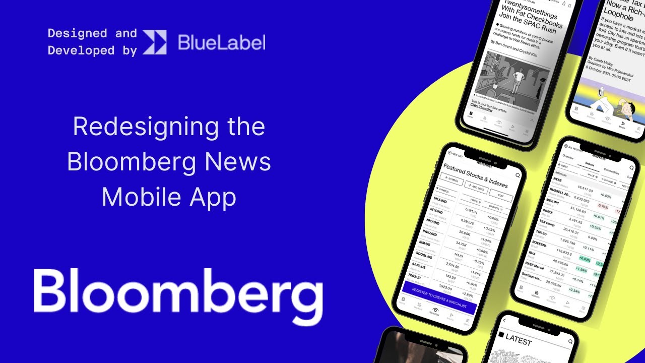 Bloomberg News App Show Case - The New All In One Financial & Business ...