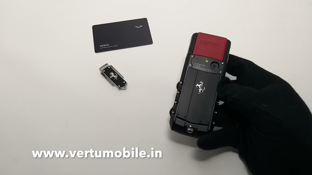 Unboxing Vertu Ascent Ferrari GT - YouTube