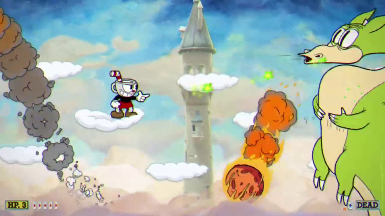 Cuphead - Dragon Boss!!! Por fin!!! - YouTube