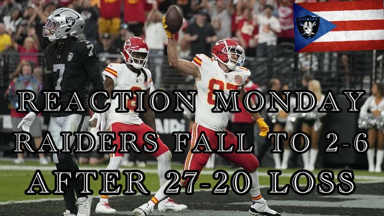 Raiders FALL TO 2-6| What’s next?| #Raiders - YouTube