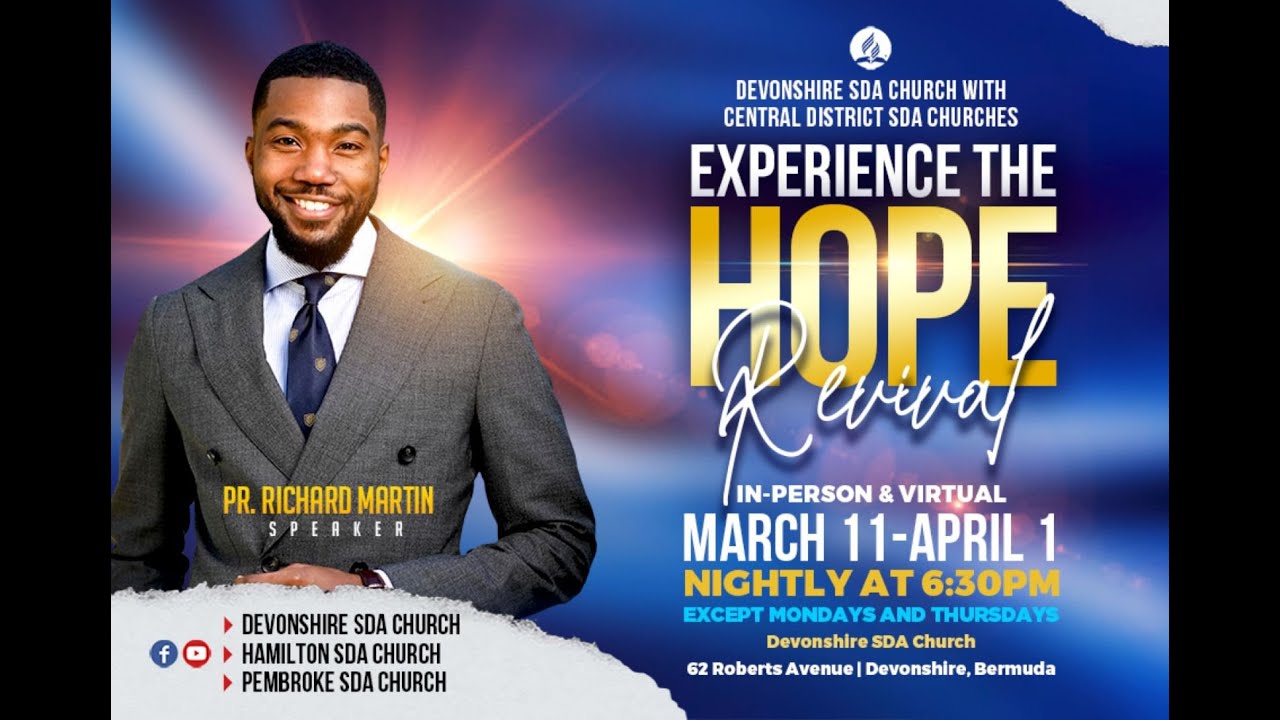 11/Mar/2023 - Experience The Hope Revival - Speaker: Pastor Richard ...
