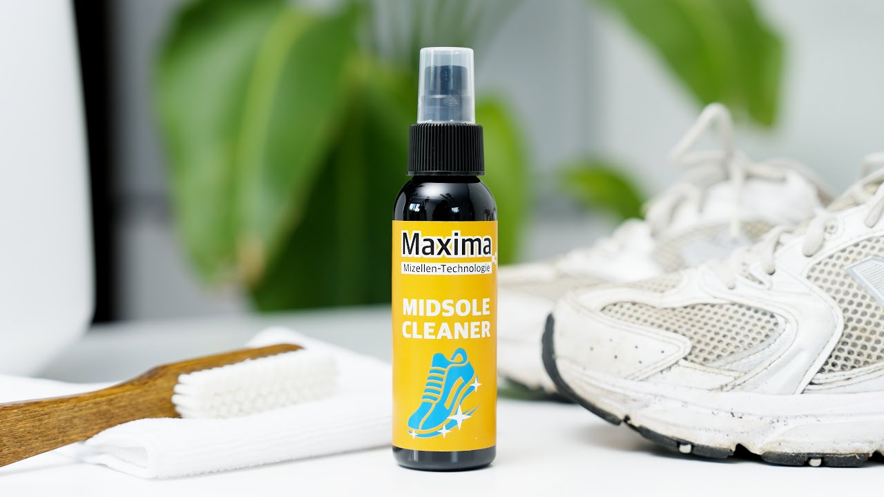 👟 Strahlend weiße Mittelsolen: MAXIMA Midsole Cleaner mit Mizellen ...