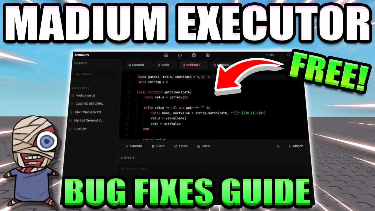 *FREE* Madium Executor - Fix Most Bugs & Errors (Roblox Tutorial) - YouTube