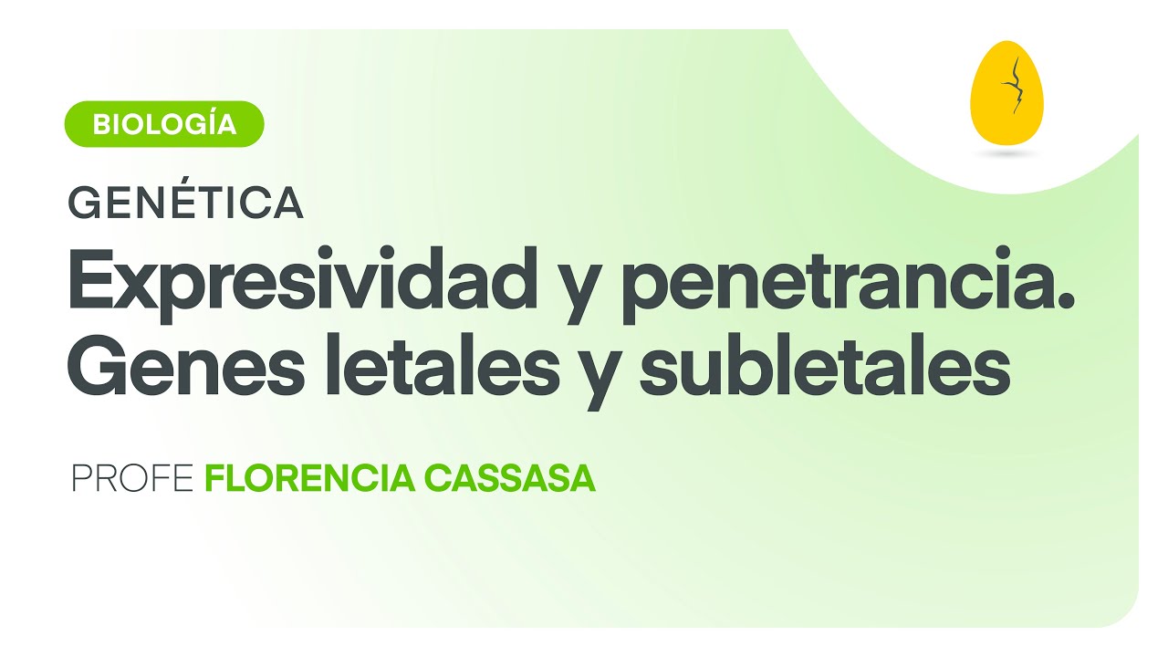 Expresividad y penetrancia. Genes letales y subletales | Biología ...