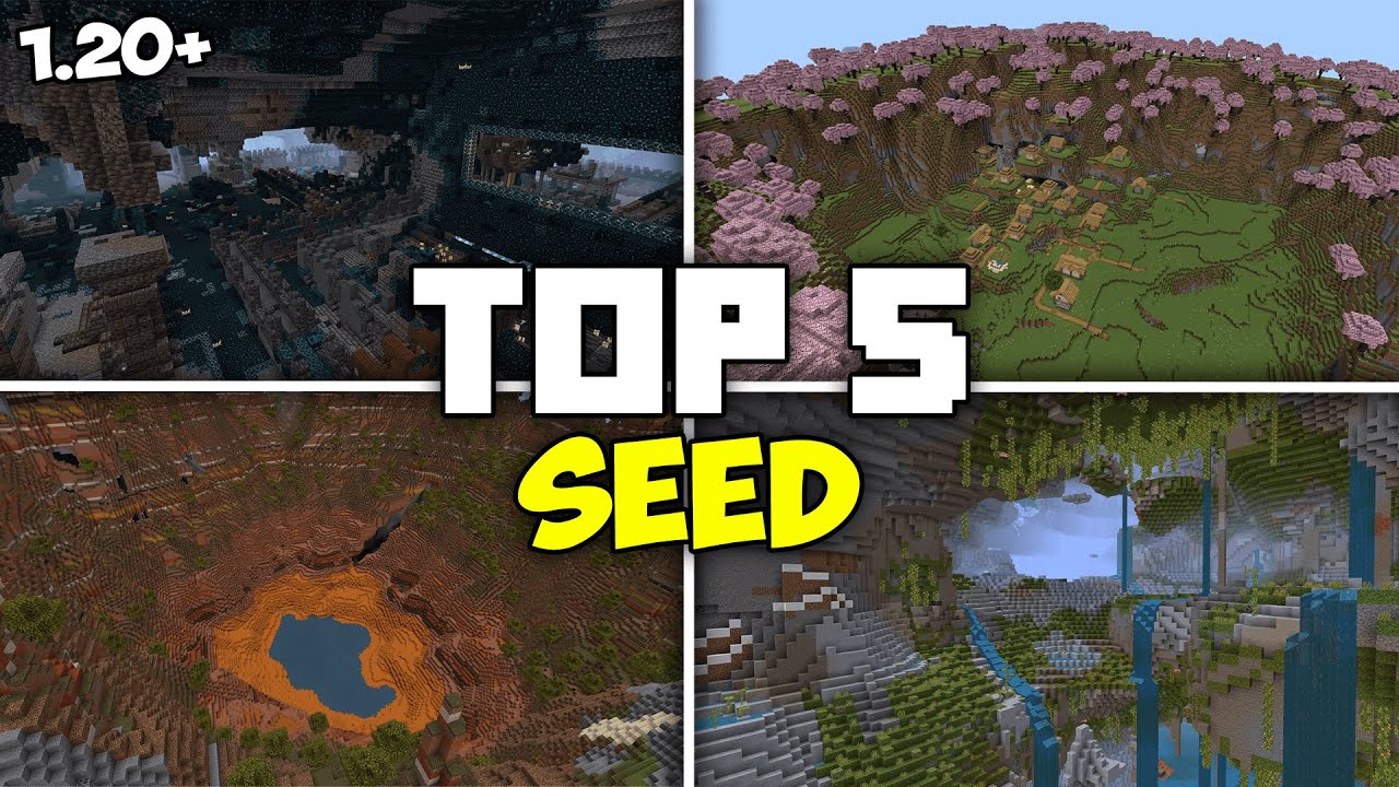 TOP 5 SEED MCPE & MCBE | UNIK DAN KEREN!! - SEED MINECRAFT 1.20+ - YouTube