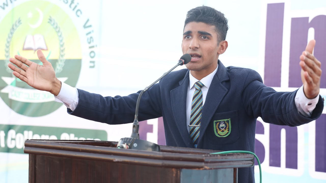 ALL PAKISTAN BILINGUAL DECLAMATION WINNER/BEST ENGLISH SPEECH / CADET ...
