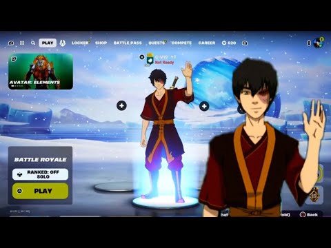 NEW ZUKO EMOTE OUT NOW‼️#fortnite #avatarthelastairbender #zuko # ...