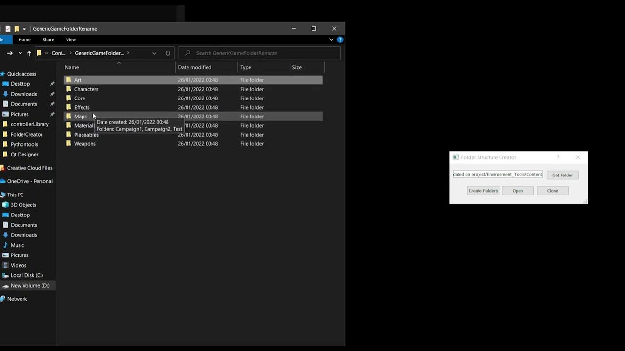 Folder Structure Creator - YouTube