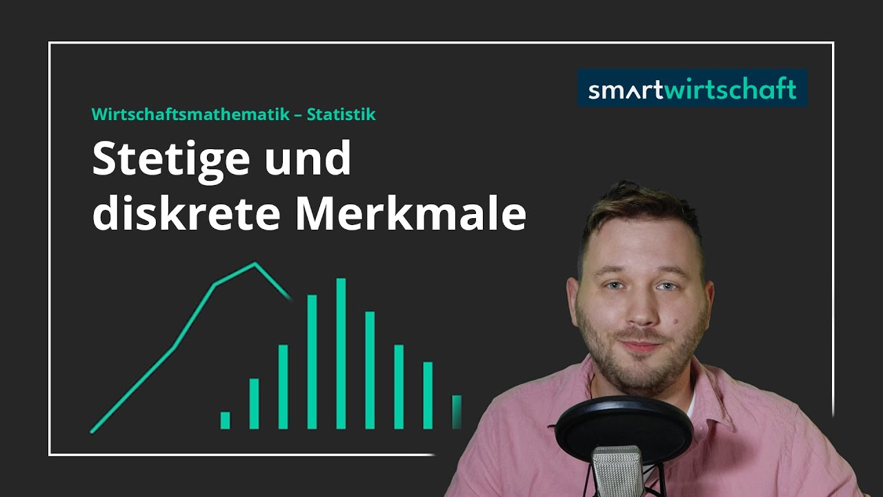 Stetige und diskrete Merkmale | Wirtschaftsmathematik - Statistik - YouTube