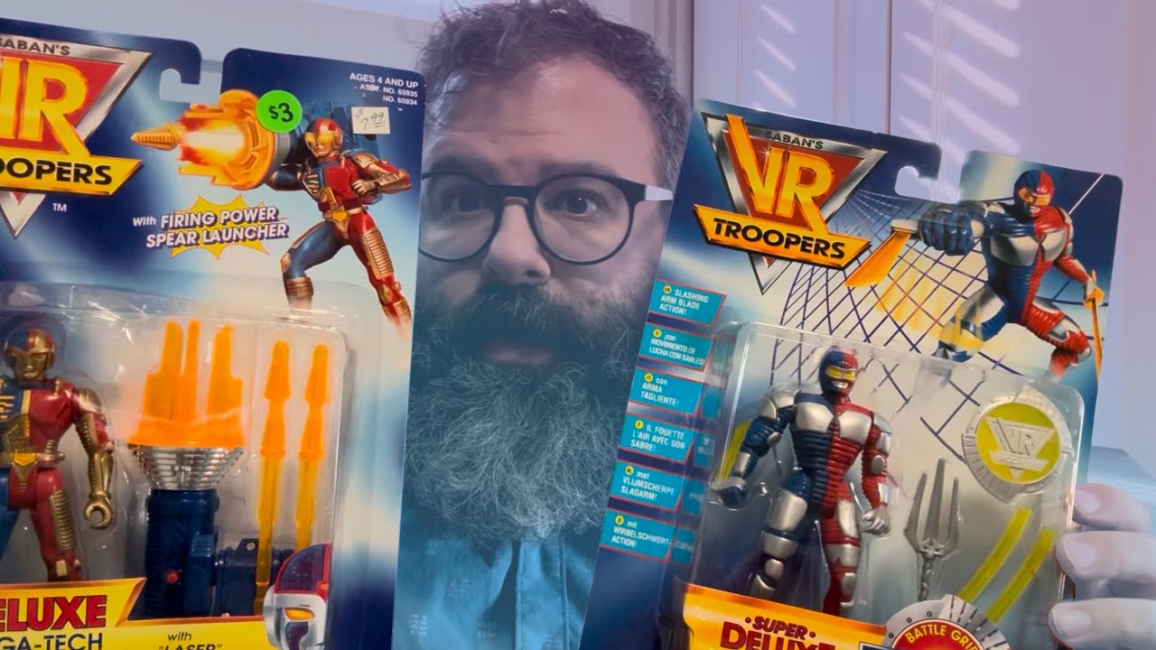 Battle Grid VR Troopers Deluxe Figures - 90s Toy Collection - YouTube