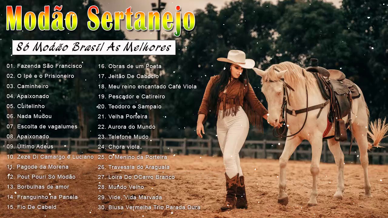 Musica Só Modão Sertanejo 🎸 Modão Do Brasil Só As Top 🎸 Top Seleção ...
