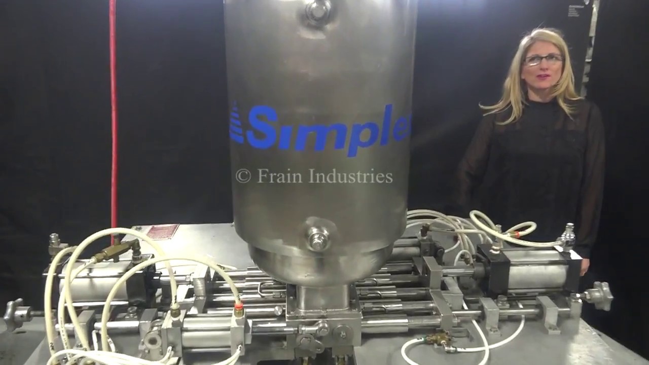 Simplex Stainless Steel Paste Filler Jacketed 10 GAL Hopper ...