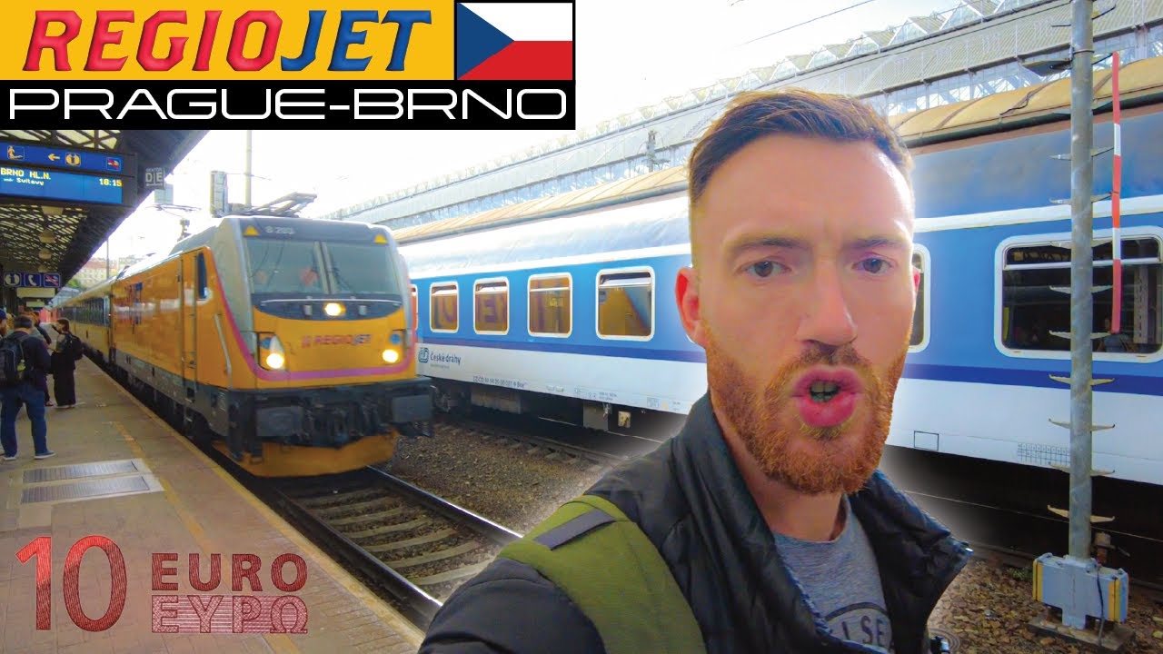 A Czech Train Journey 🇨🇿 What's REGIOJET Like? (Prague to Brno) - YouTube