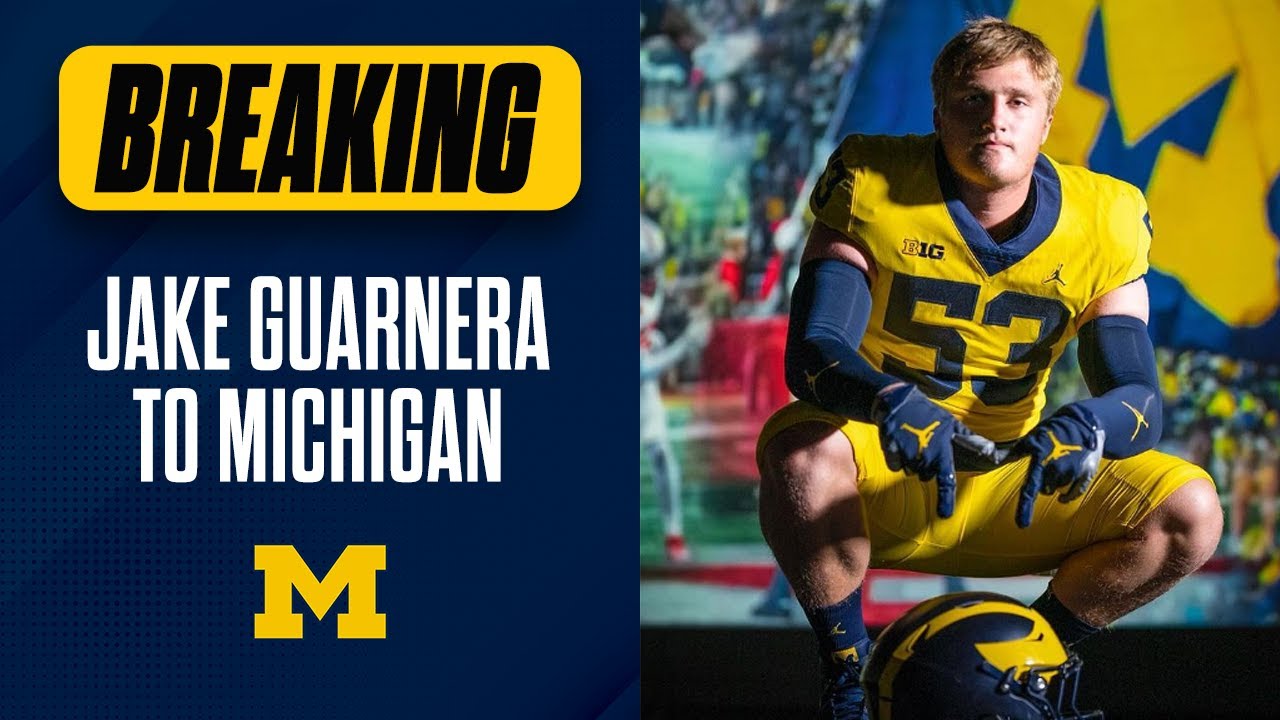Michigan Football & Jim Harbaugh land OL Jake Guarnera out of Florida I ...