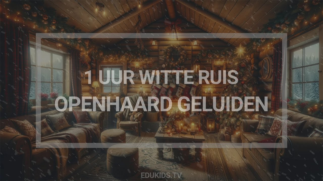 1 Uur Witte Ruis Openhaard Geluiden [ winter Editie ] - YouTube