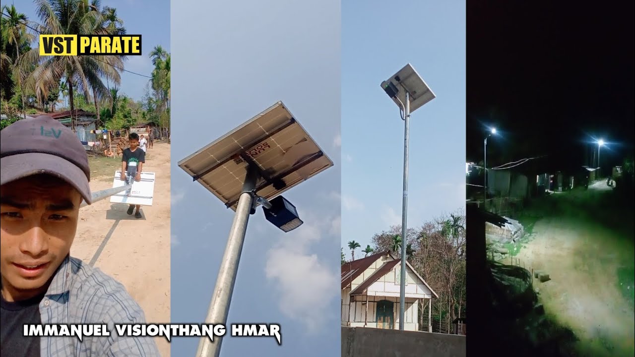 Street Light Making Process | Luno Solar | Ngaibân Indranagar Part-2 ...