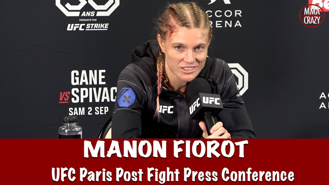 Full Manon Fiorot UFC Paris Post Fight interview - YouTube