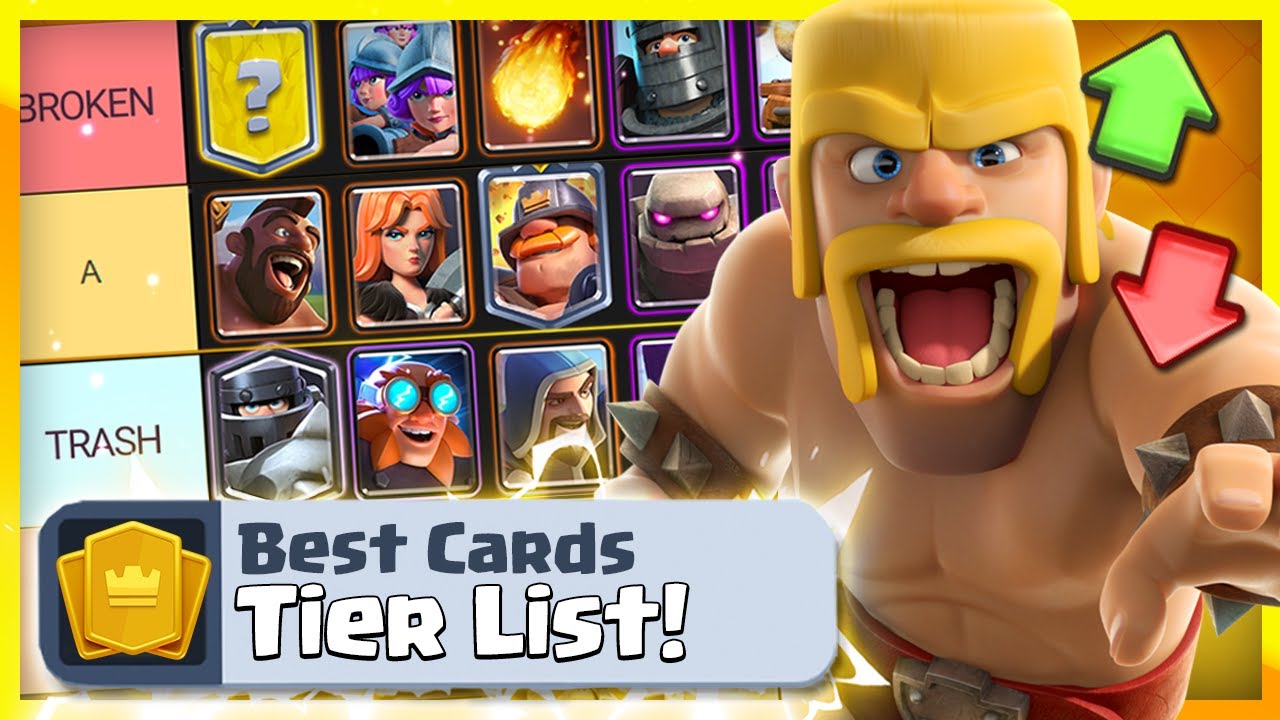 *Newest!* Ranking EVERY Clash Royale Card after Balance Update! [2022 ...