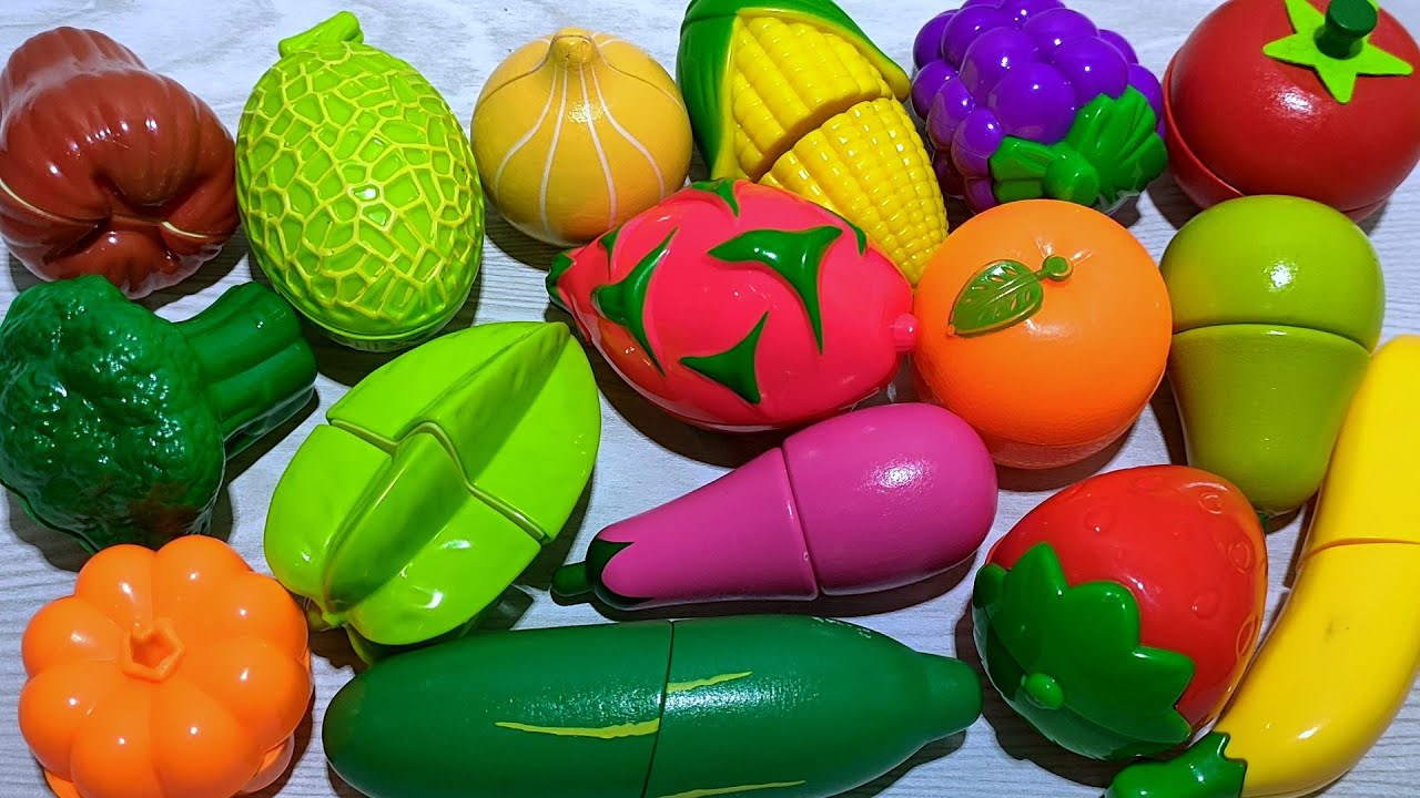 Broccoli And cron | Cutting Fruits and Vegetables for kids eggplan ...