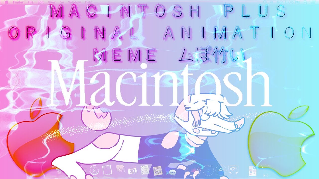 MACINTOSH PLUS -バギ （Original Animation Meme） - YouTube