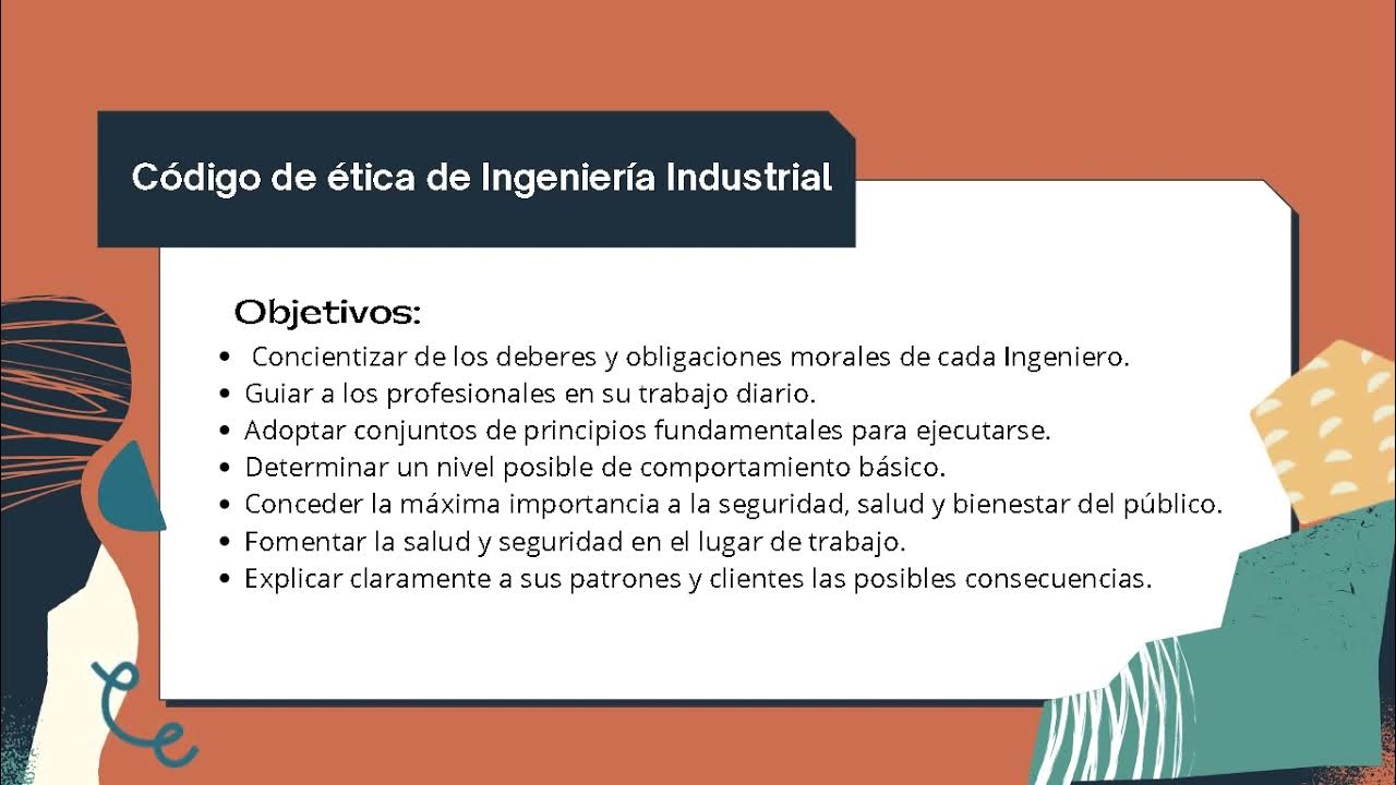 Código de Ética del Ingeniero Industrial - Evidencia 2 - YouTube
