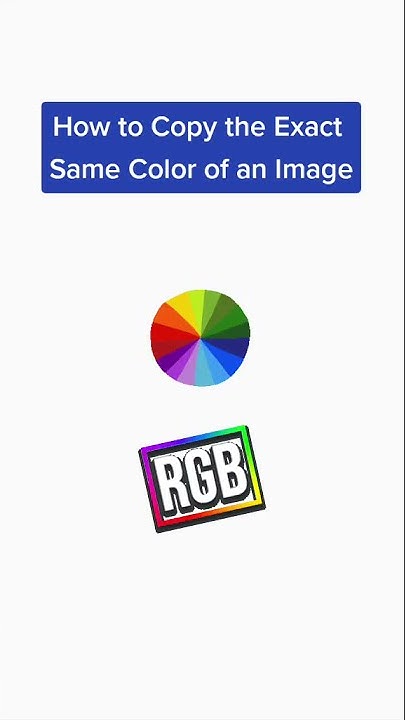 How to Copy the Exact Same Color of an Image [Trick/Lifehack] 💻😎 # ...