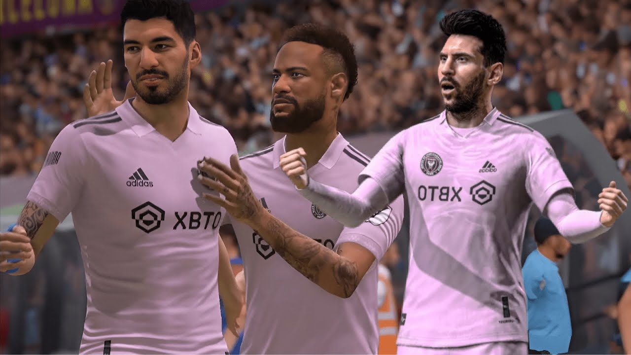 FIFA 23 - Inter Miami vs. Barcelona - Ft. Lionel Messi, Neymar Jr, Luis ...