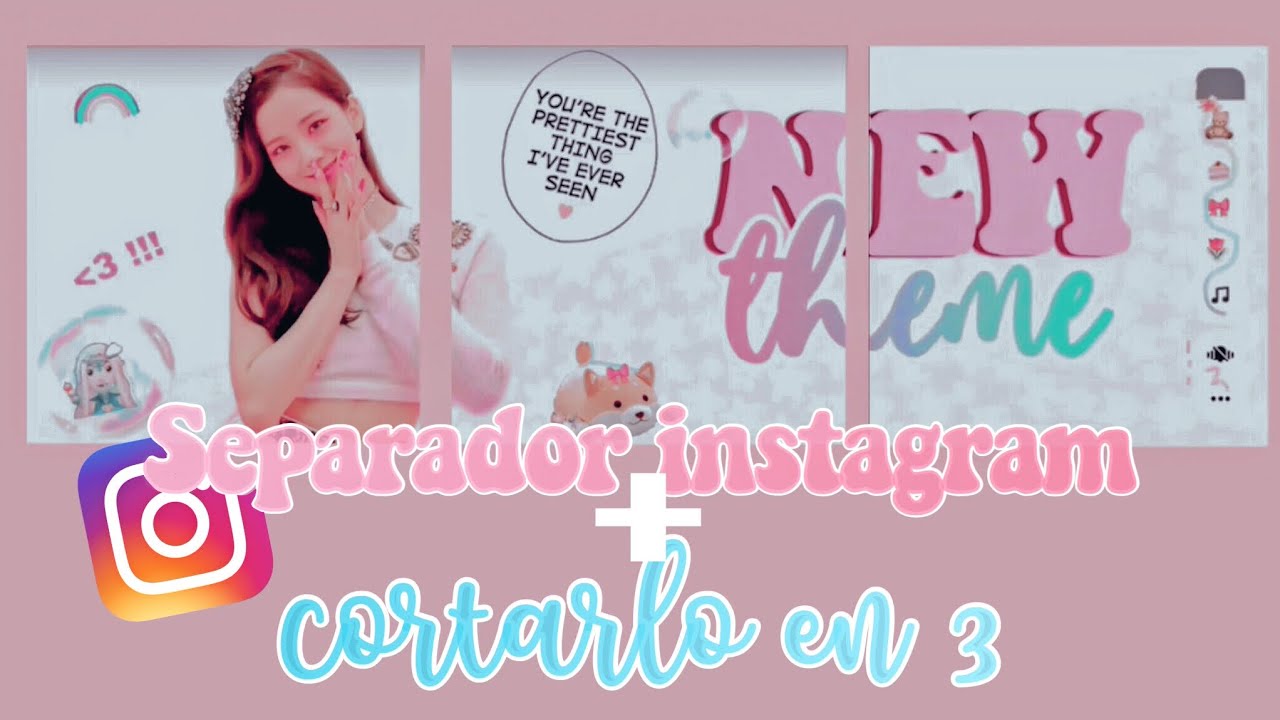 Crea un separador para Instagram - YouTube