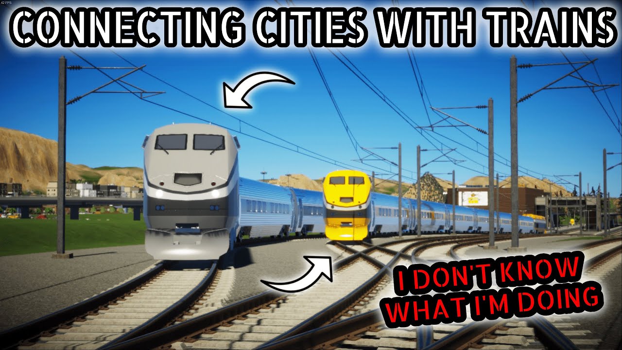 Using TRAINS to Connect Our CITIES in Cities Skylines 2 | Economy 2.0 ...