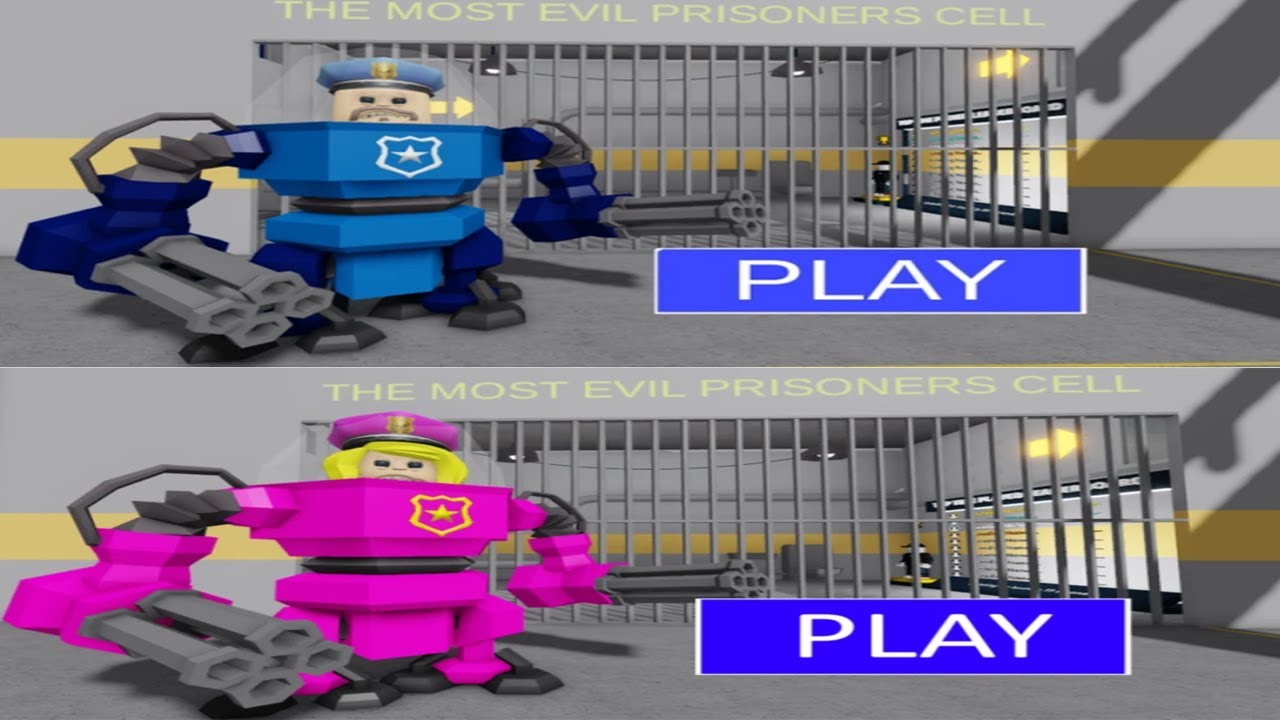 MECH BOY BARRY vs MECH GIRL BARRY'S PRISON RUN! New Obby Full Game ...