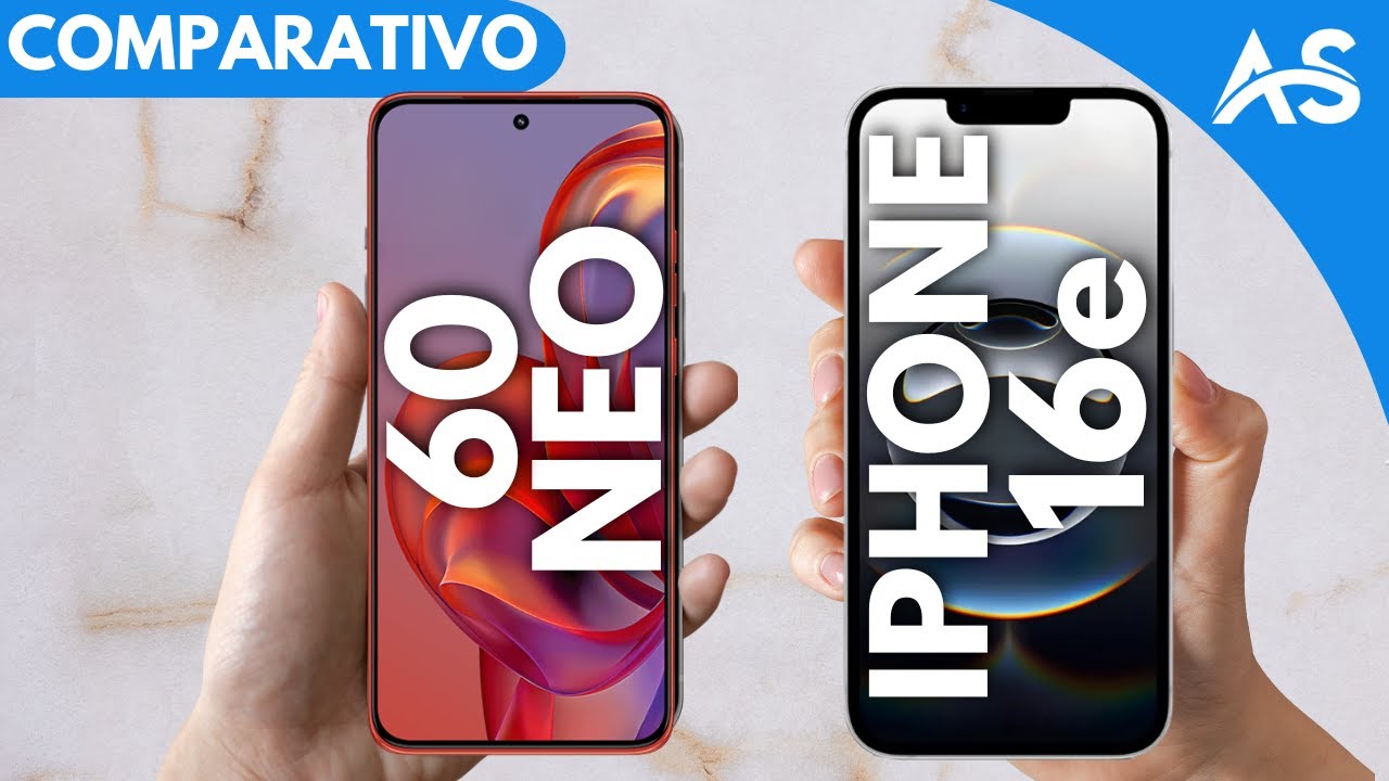 Edge 60 Neo vs iPhone 16e - Comparativo - YouTube