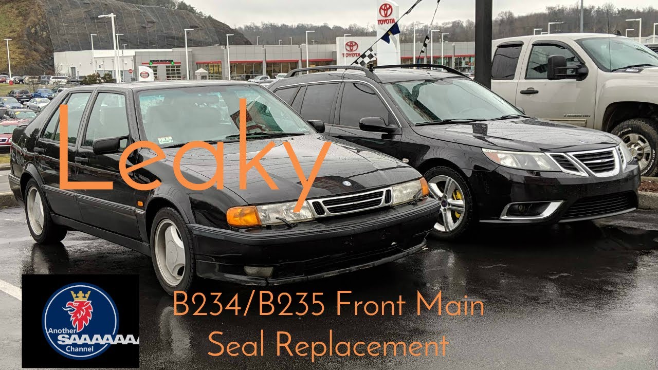 Leaky 9000! B234/B235 Front Main Seal Replacement | Another Saab ...