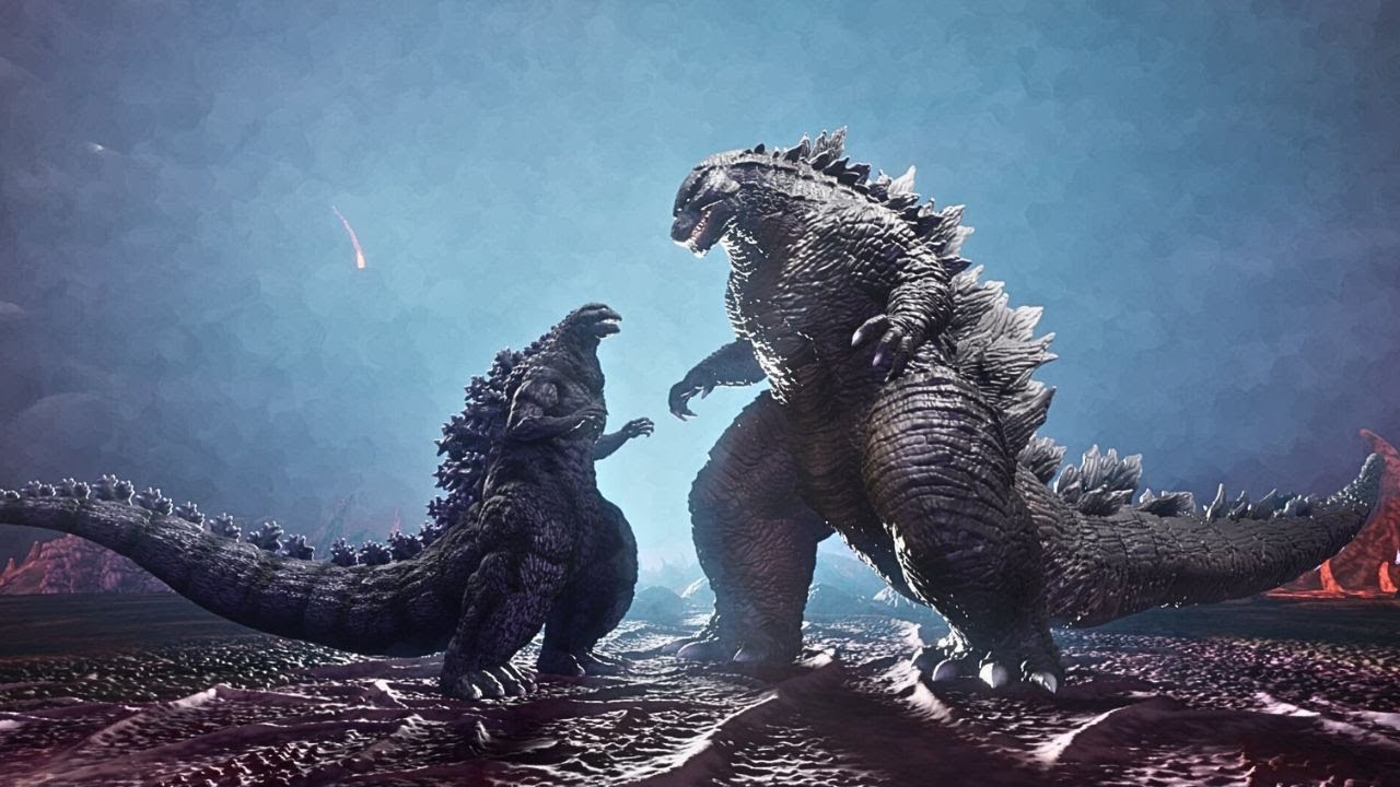 GODZILLA Takes On Legendary Godzilla In Epic Moon Battle - YouTube