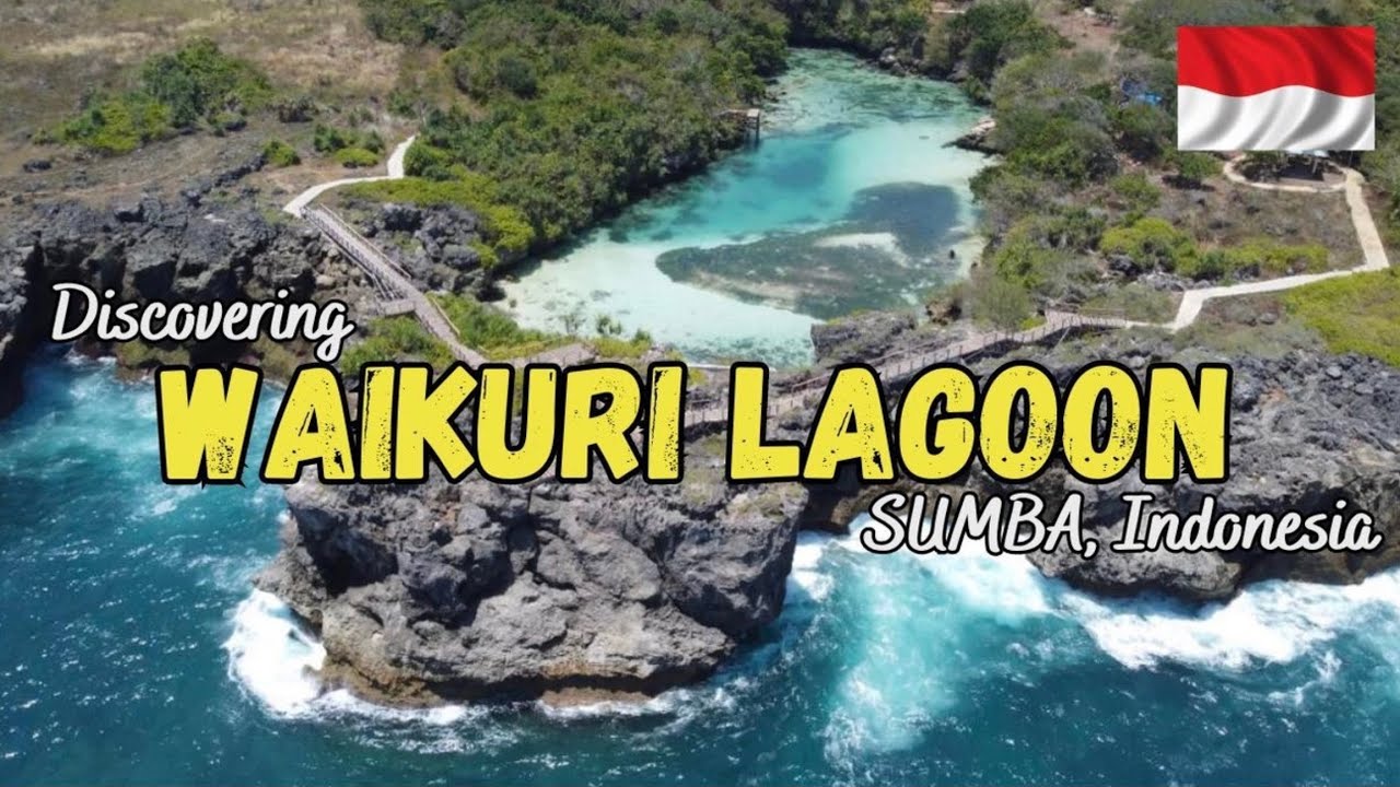 Waikuri Lagoon Sumba Indonesia, danau weekuri #54vlog - YouTube