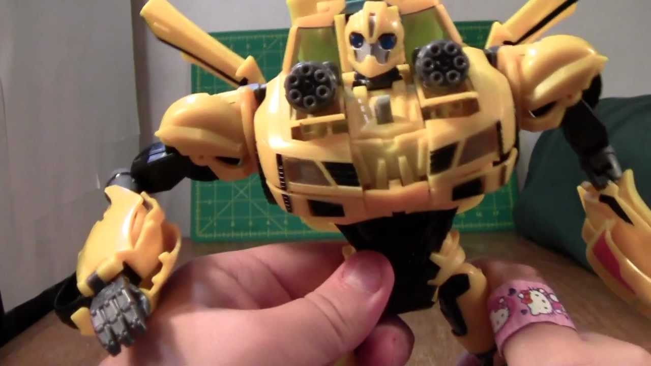 Transformers Prime Weaponizer Bumblebee Review (RiD Robots in Disguise ...