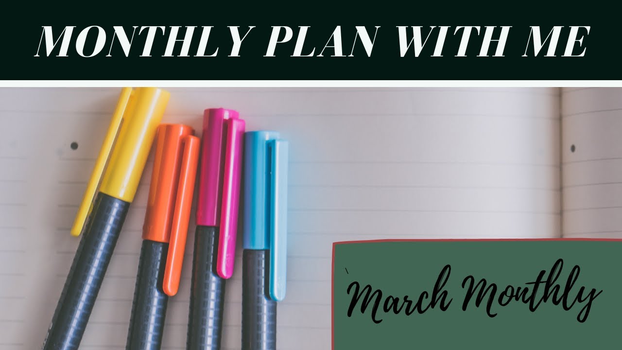 March Plan With Me || BUJO PWM - YouTube
