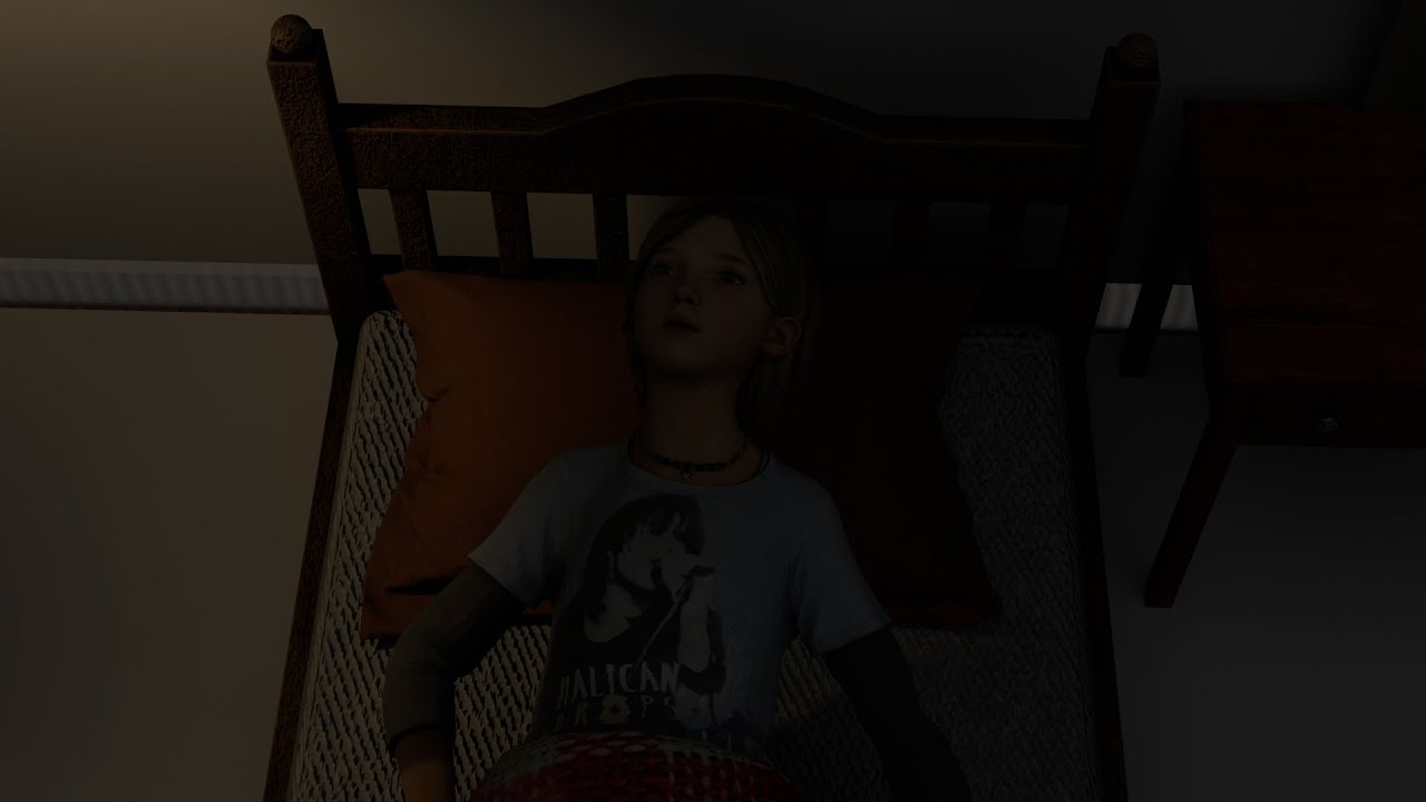 The ghost possessing the little girl. (caught on camera. Animation ...