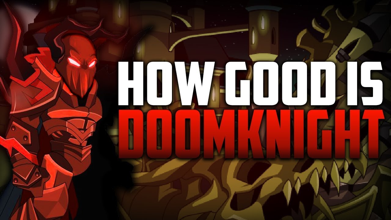 How Good Is Buffed Doomknight? (AQW Class Review/Guide) - YouTube