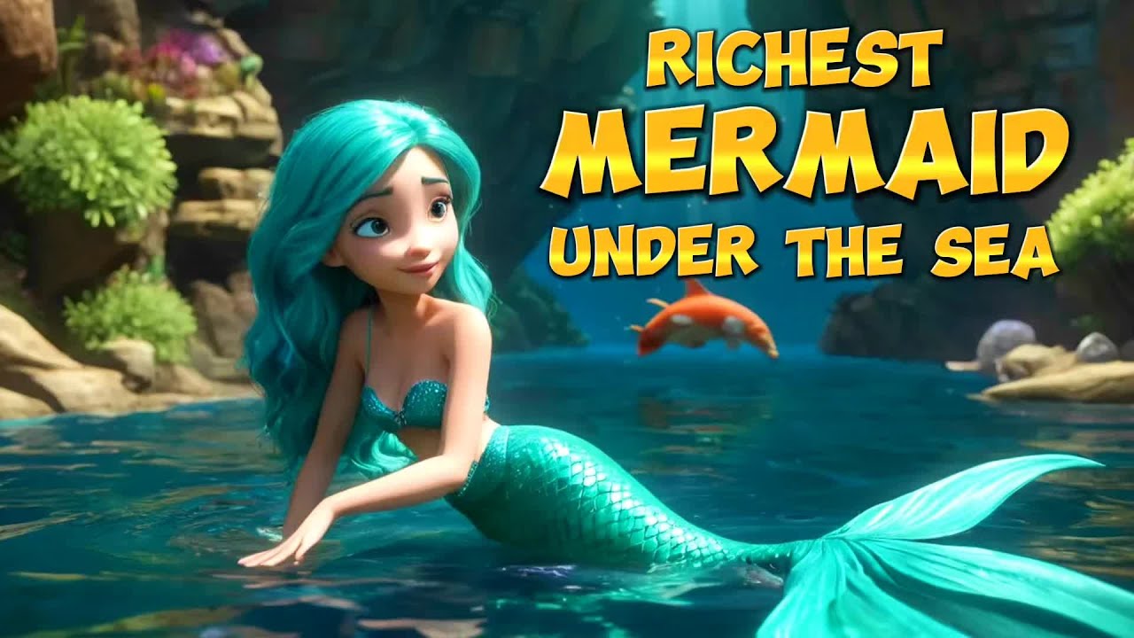Richest Mermaid Under the Sea | Disney Princess Story | Bedtime Stories ...