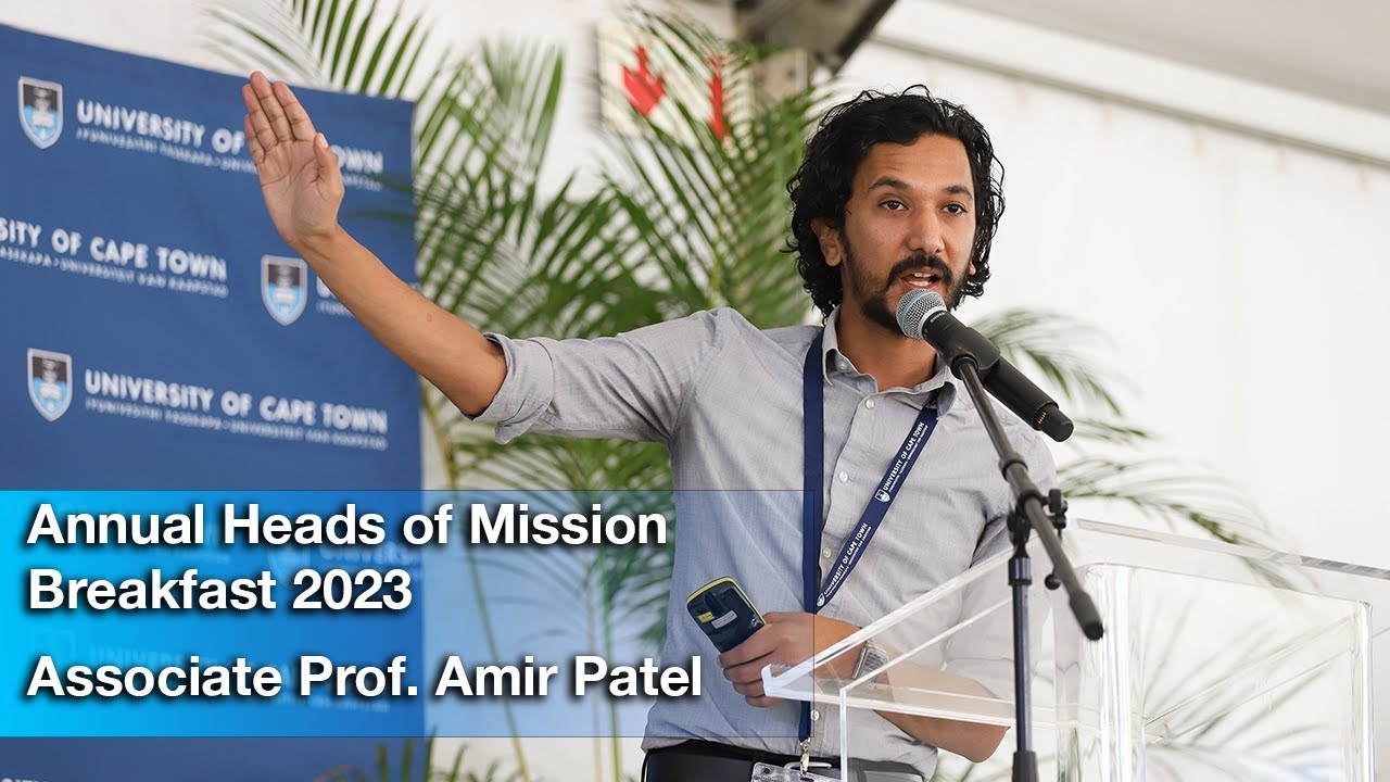 UCT Heads of Mission: Associate Professor Amir Patel Presentation - YouTube