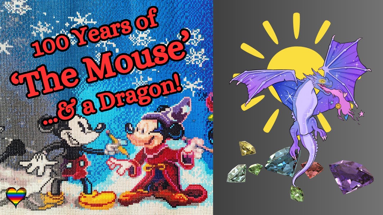100 years of Mickey Mouse / inside Dragons den / #diamondpainting #rmct ...