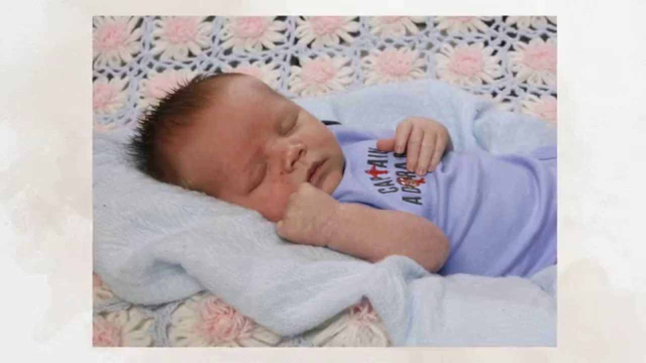 Baby Aaron Newborn Session - YouTube