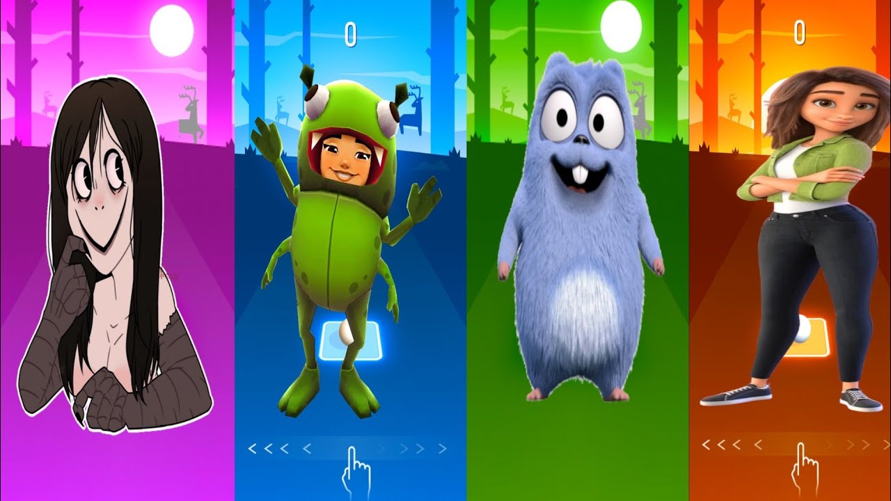 MoMo~2🆚Subway Surfers🆚Grizzy the Lemmings🆚Luck Apple TV💥Who is best ...