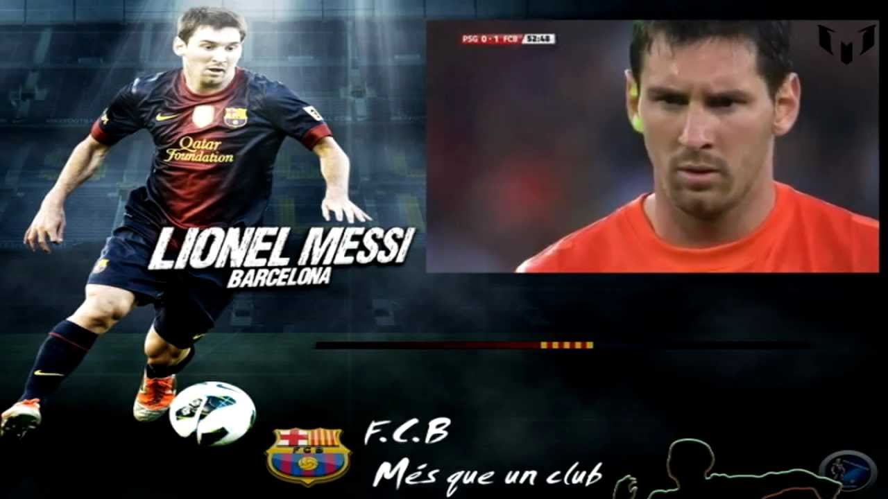 PES 2013 PC, Intro & Background "Messi, The Titan 2012/2013" by ...