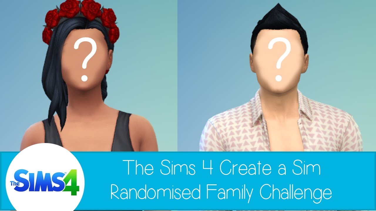 The Sims 4 Create a Sim - Randomly Genetic Household Challenge ...