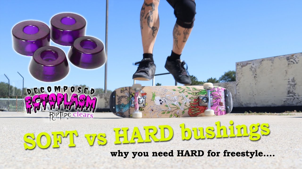 HARD vs SOFT bushings for freestyle skateboarding. Why you need HARD ...