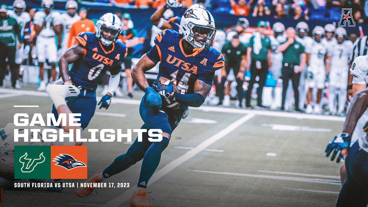 Game Highlights: UTSA 49, South Florida 21 - YouTube