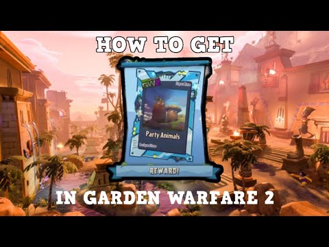 How to Get the Secret Party Animals Backyard item in PvZ GW2 - YouTube